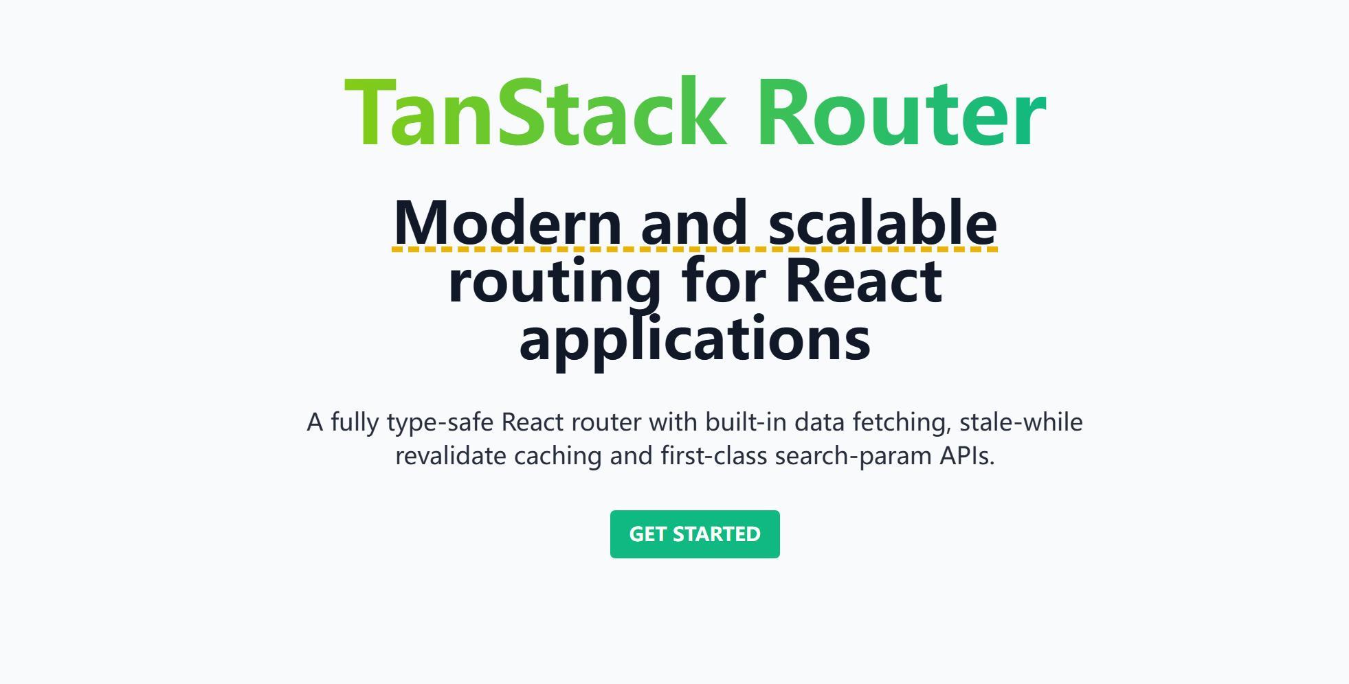 前端开发必须了解 React 新的路由 TanStack Router